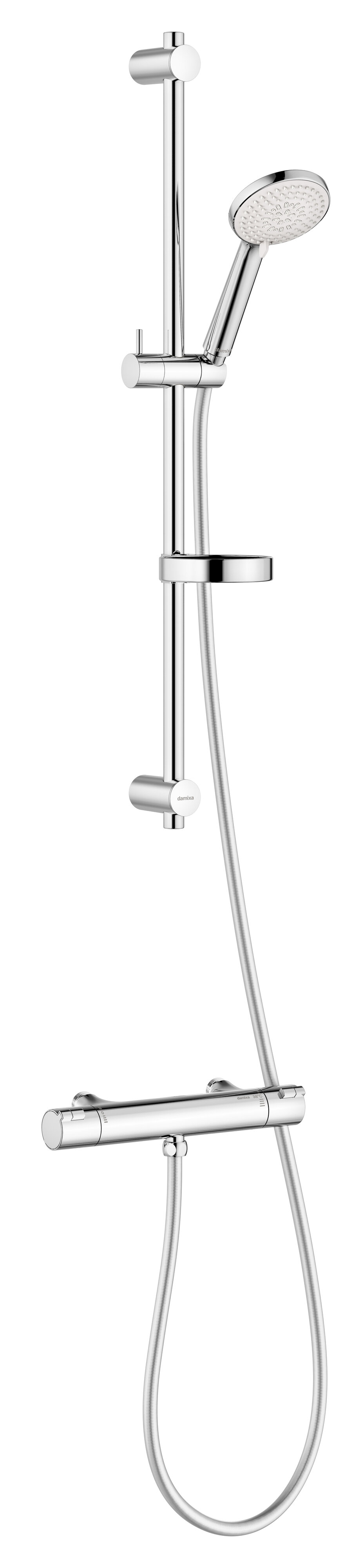 Core Krom Flex duschset med termostatblandare, handdusch och slang (160cc) [https://damixa.se]